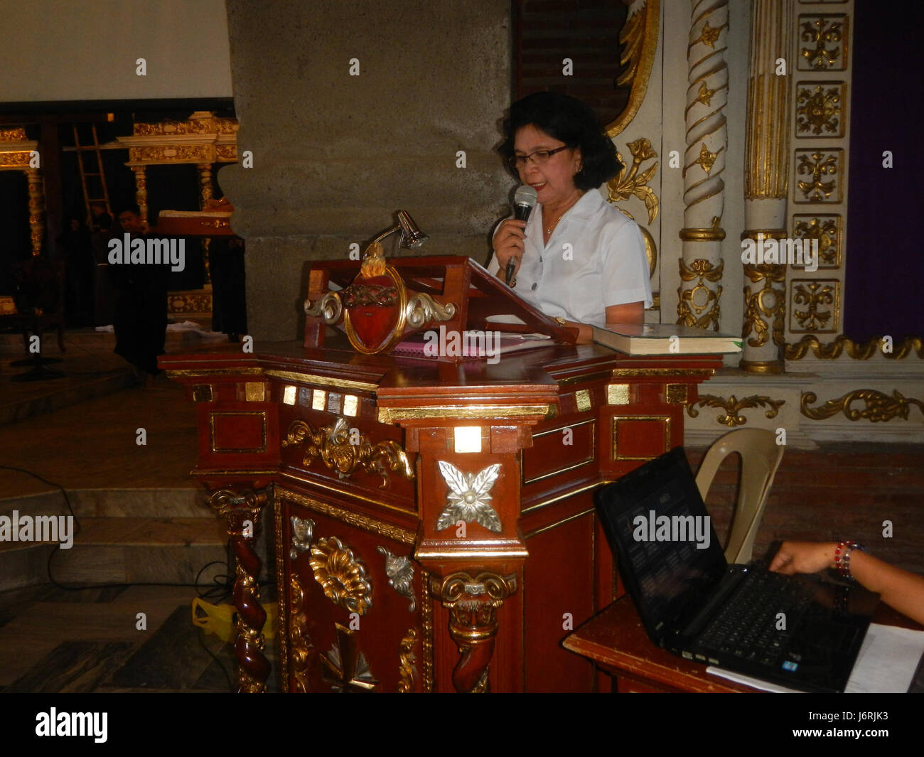 The Good Friday 2017 Veneration Cross at Santa Monica Church in Minalin ...
