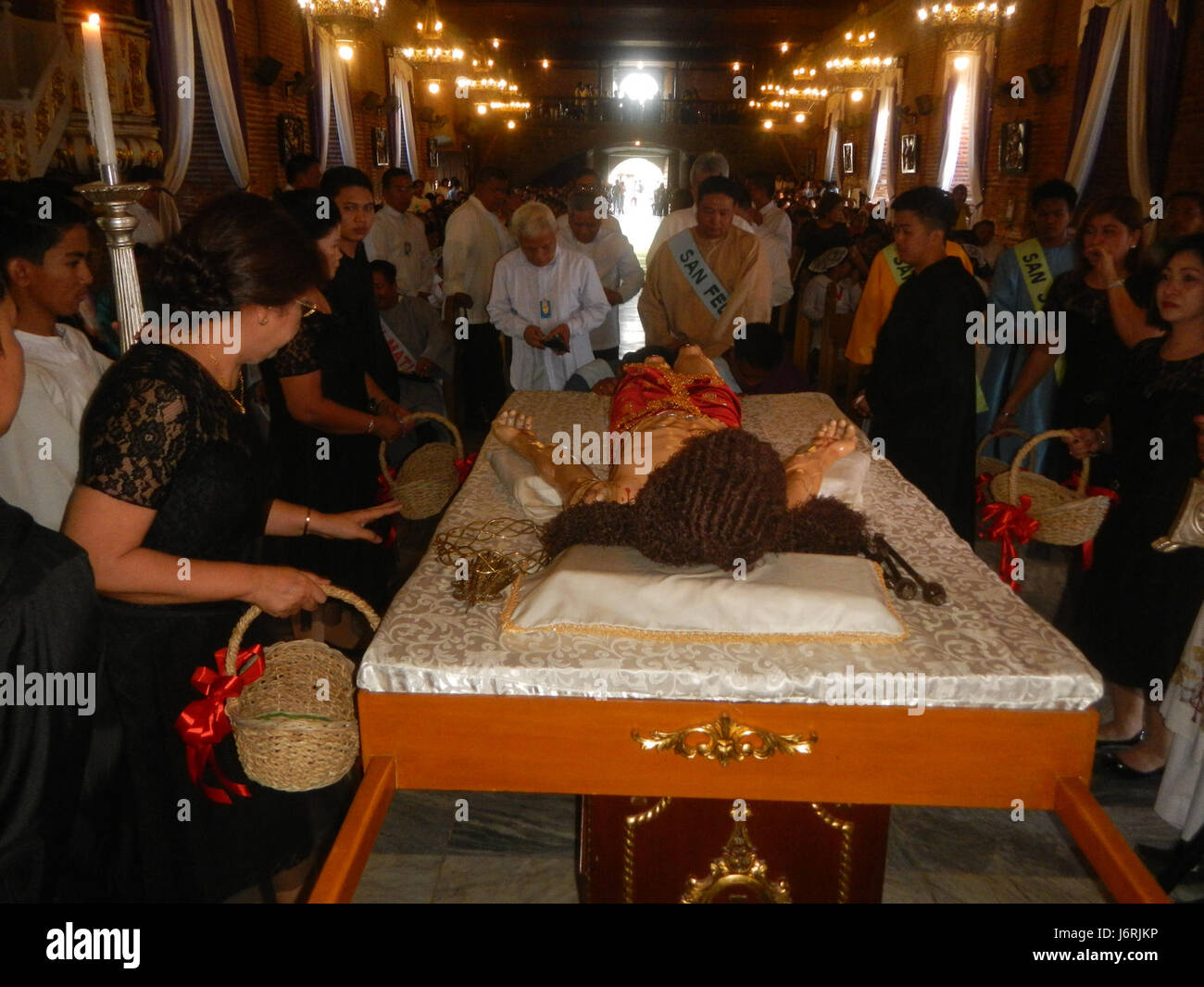 This image captures the Good Friday Veneration of the Cross held at ...