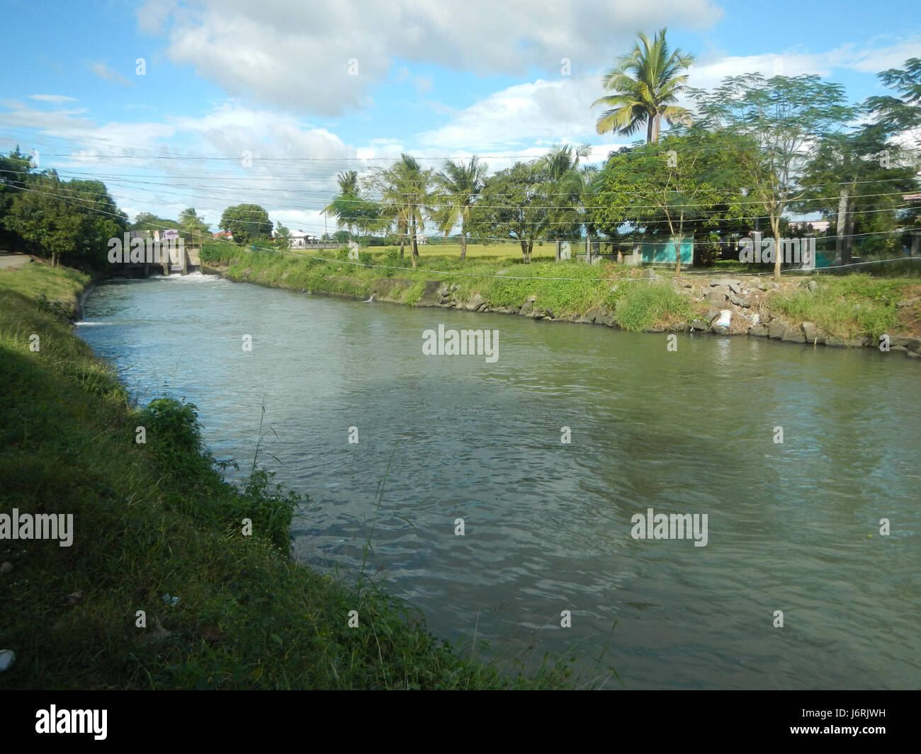 This image shows the agricultural landscape of Talampas, Bustos ...