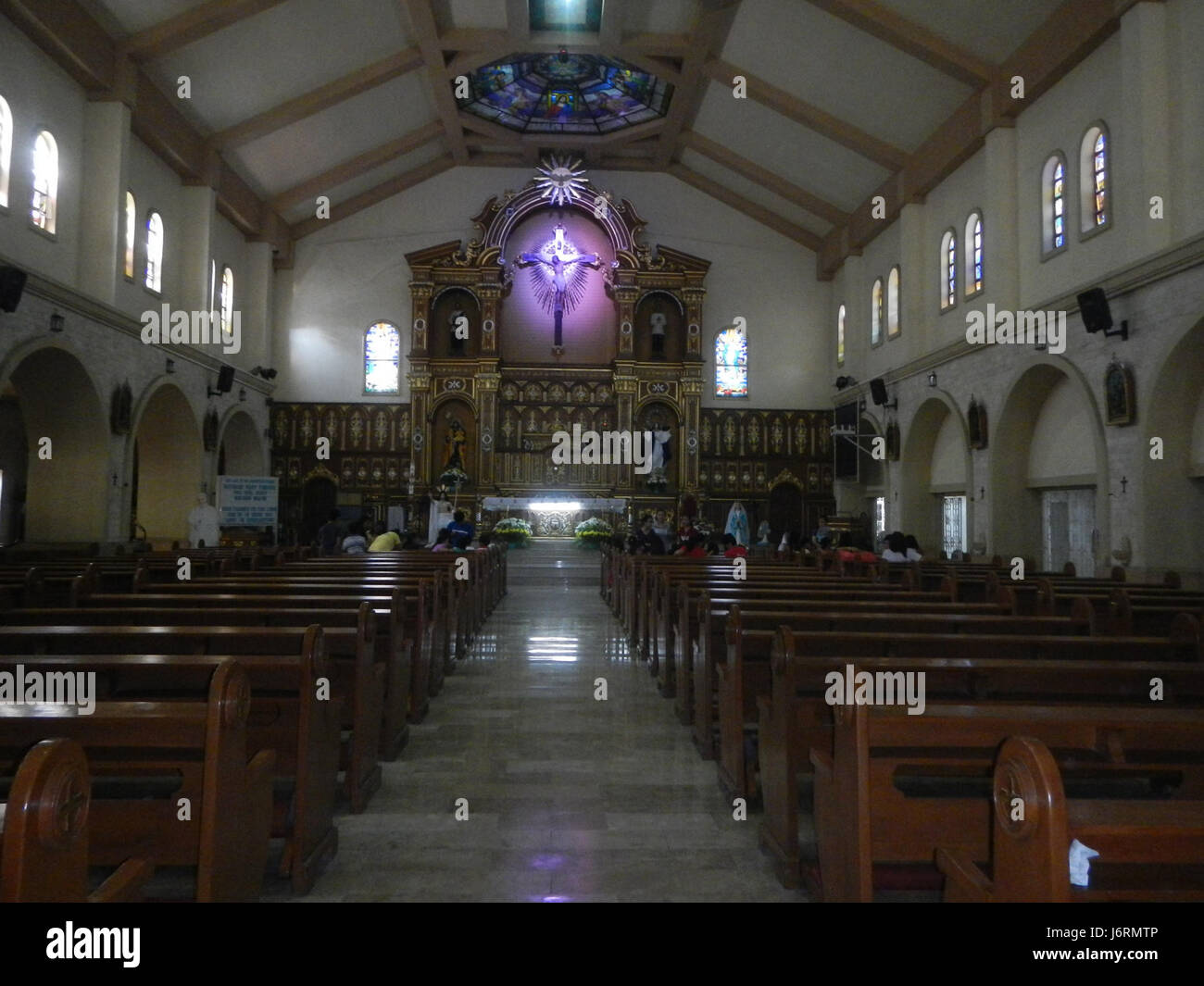 This 1896 photograph captures Assumption Parish Church on Asuncion ...