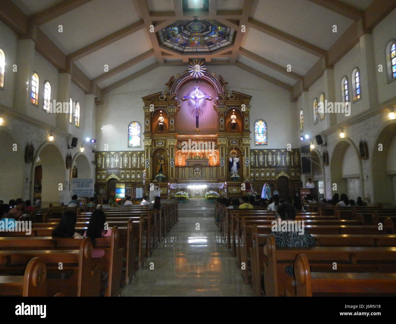 The Assumption Parish Church, located on Asuncion Leveriza Street in ...