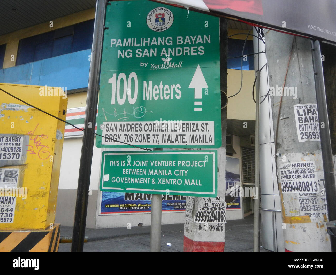 Leveriza Street in South Malate, Manila, is part of a busy urban area ...