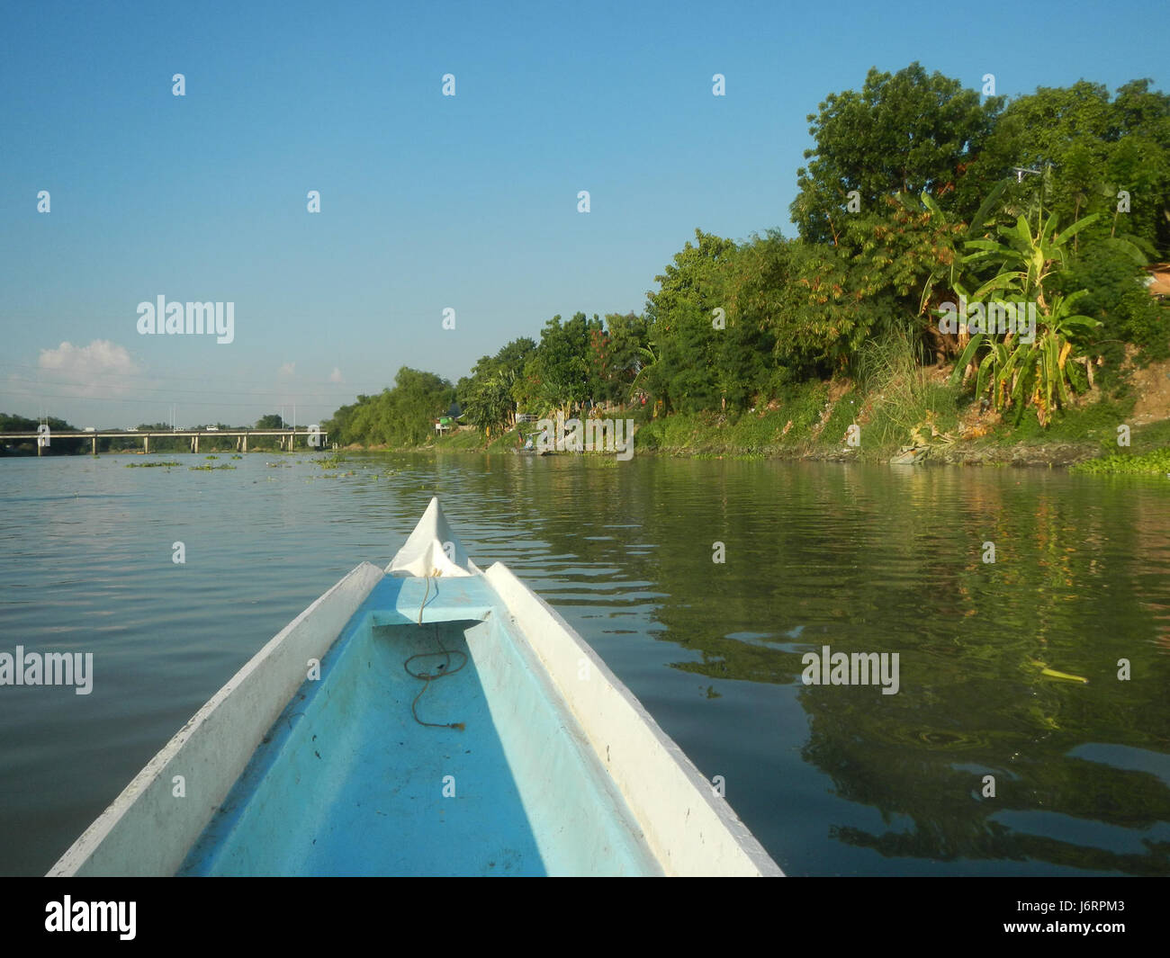 A scenic view of the riversides in the districts of Calumpit, Bulacan ...