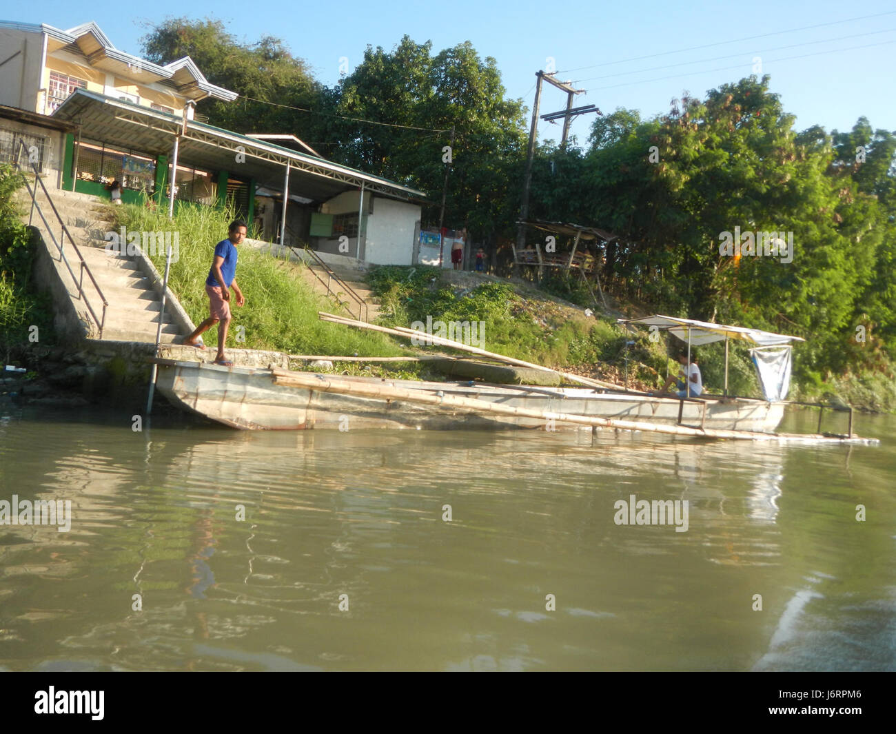 This image shows the riverside districts of *Calumpit* (Bulacan) and ...