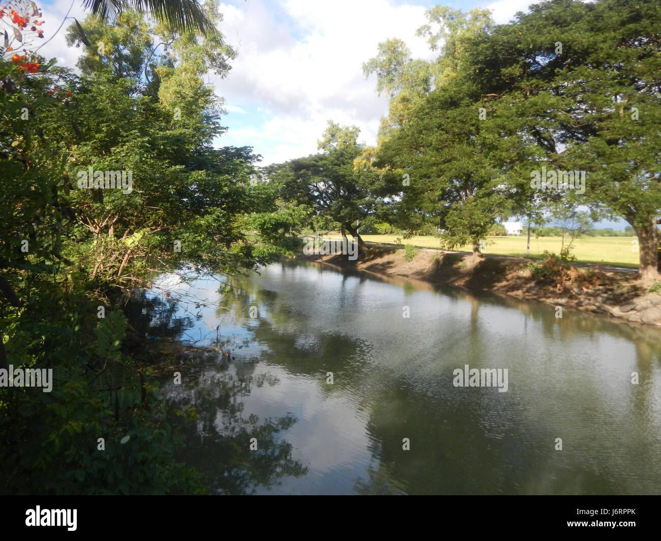 The image captures a rural landscape in Talampas, Bustos, Bulacan ...