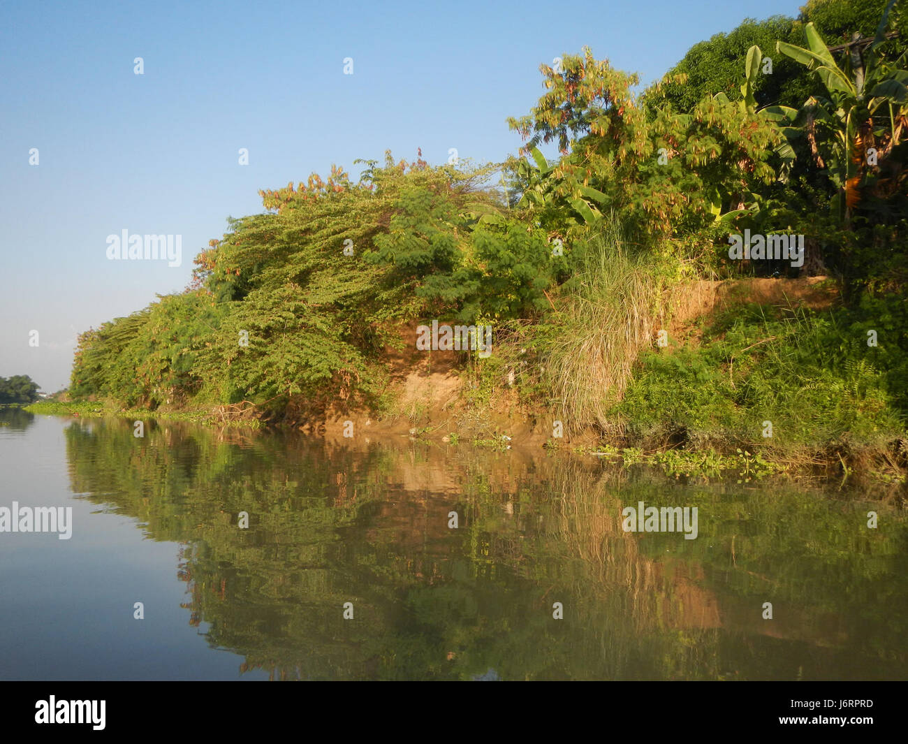 This image captures the riverside districts of Calumpit in Bulacan and ...
