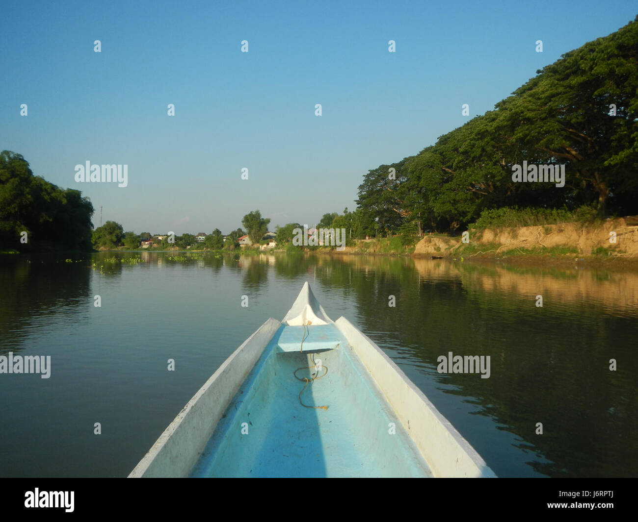 This photograph captures the riverside districts of Calumpit, Bulacan ...