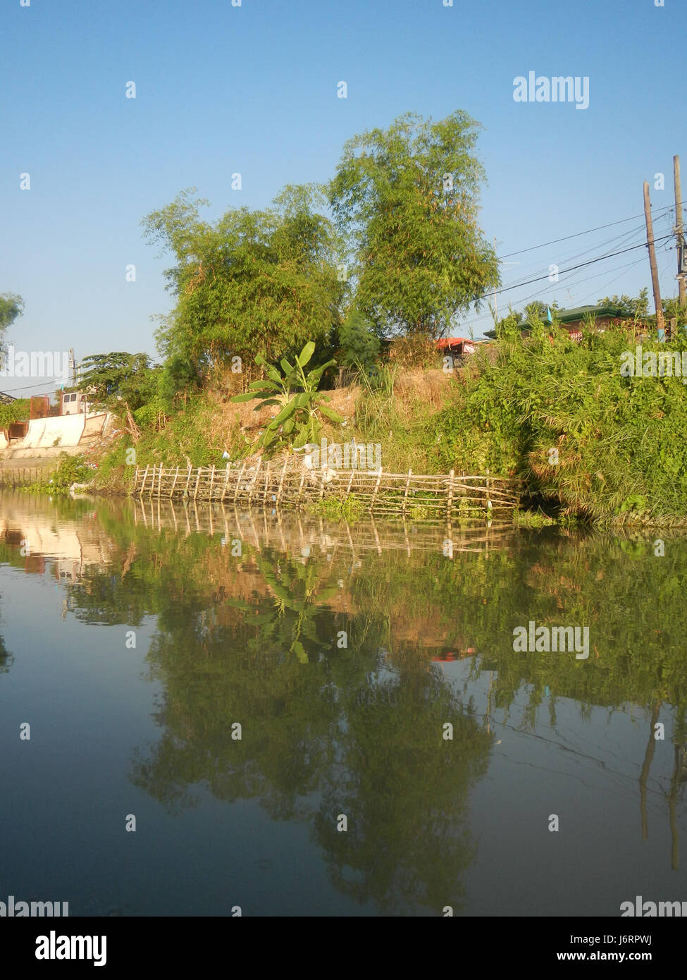 A view of the riverside districts of Calumpit and Apalit in the ...