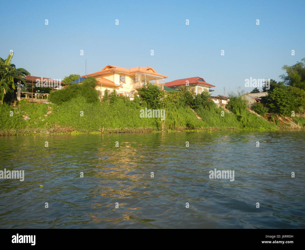 This image shows the riverside districts of Calumpit in Bulacan and ...