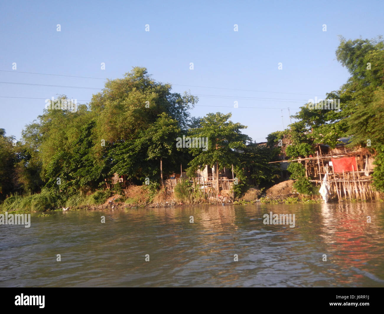 This image captures the scenic riverside districts of Calumpit, Bulacan ...