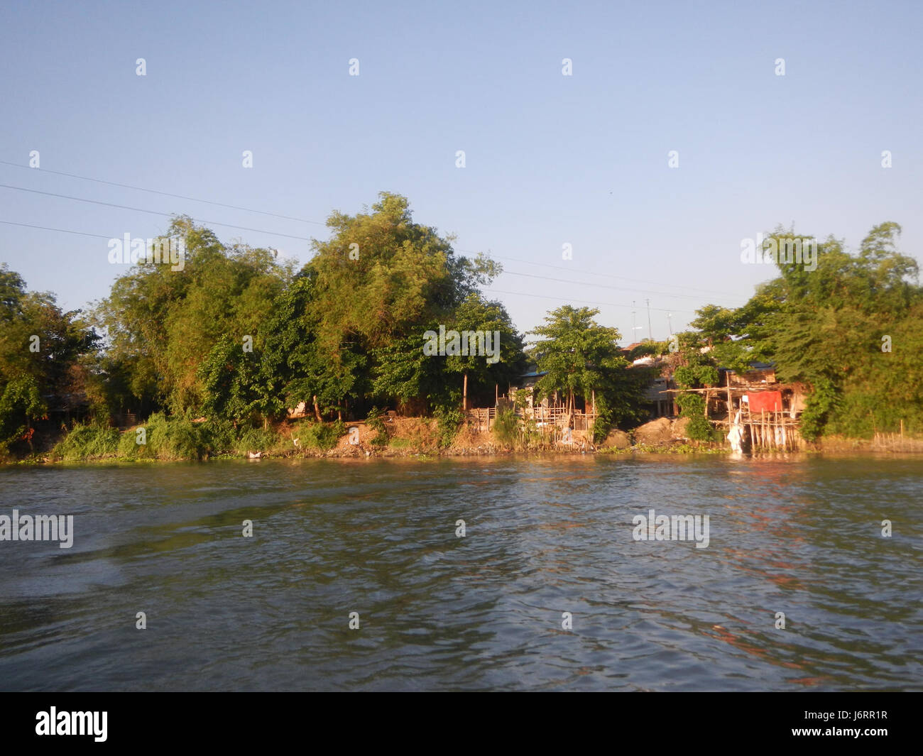 A scenic view of the riverside districts in Calumpit, Bulacan, and ...