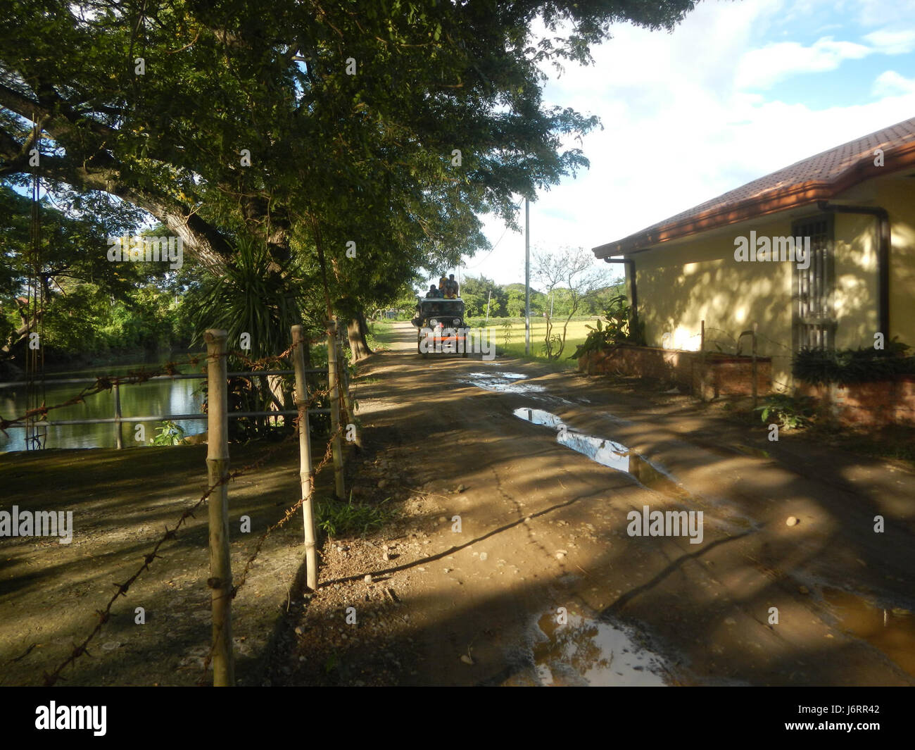 The location is a rural area in Talampas, Bustos, Bulacan, Philippines ...