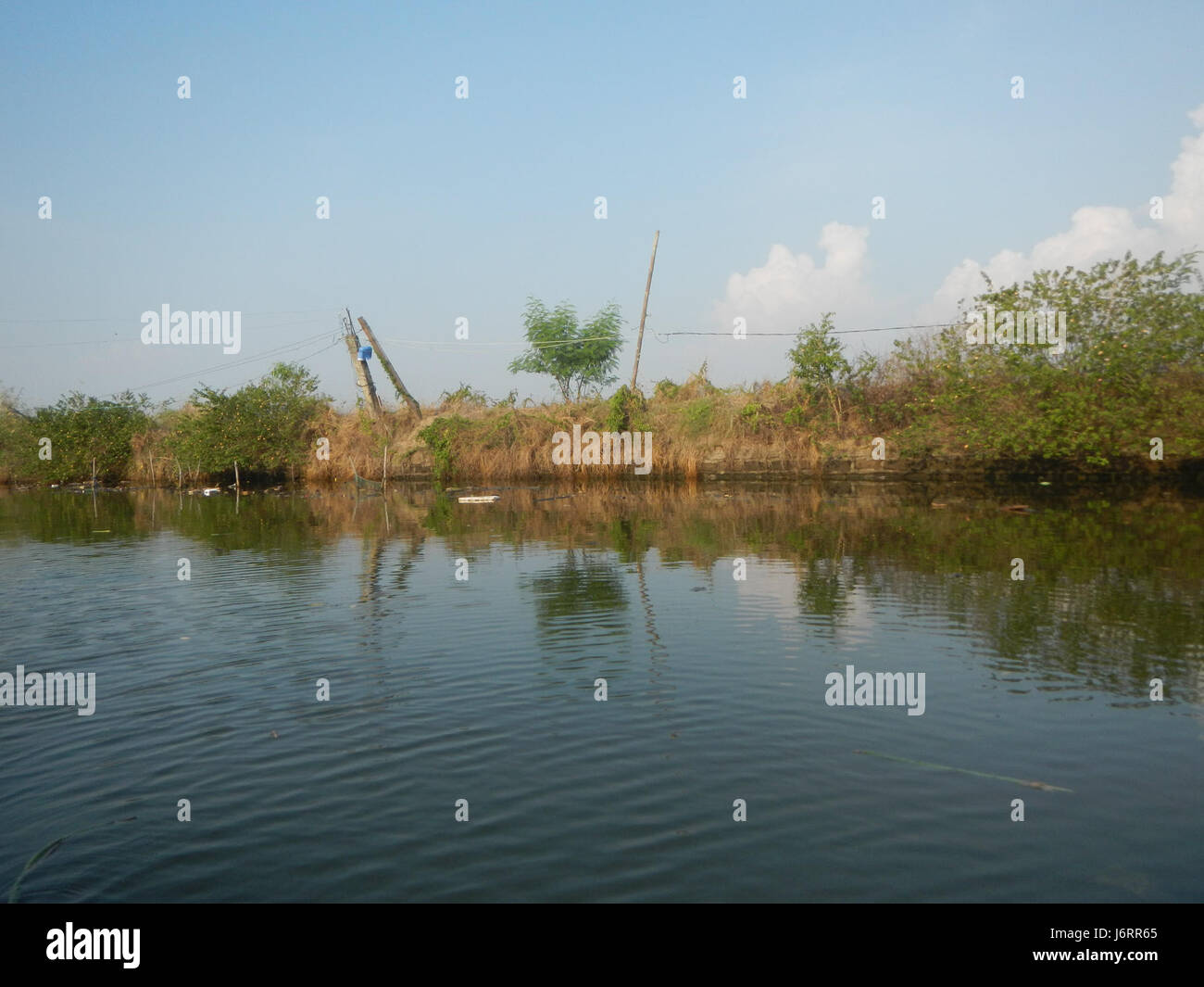 This image depicts the riverbanks near Calero, Malolos, San Jose, and ...