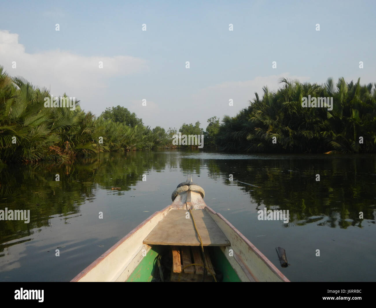 This image from Bulacan, Philippines, shows the riverbanks near Calero ...