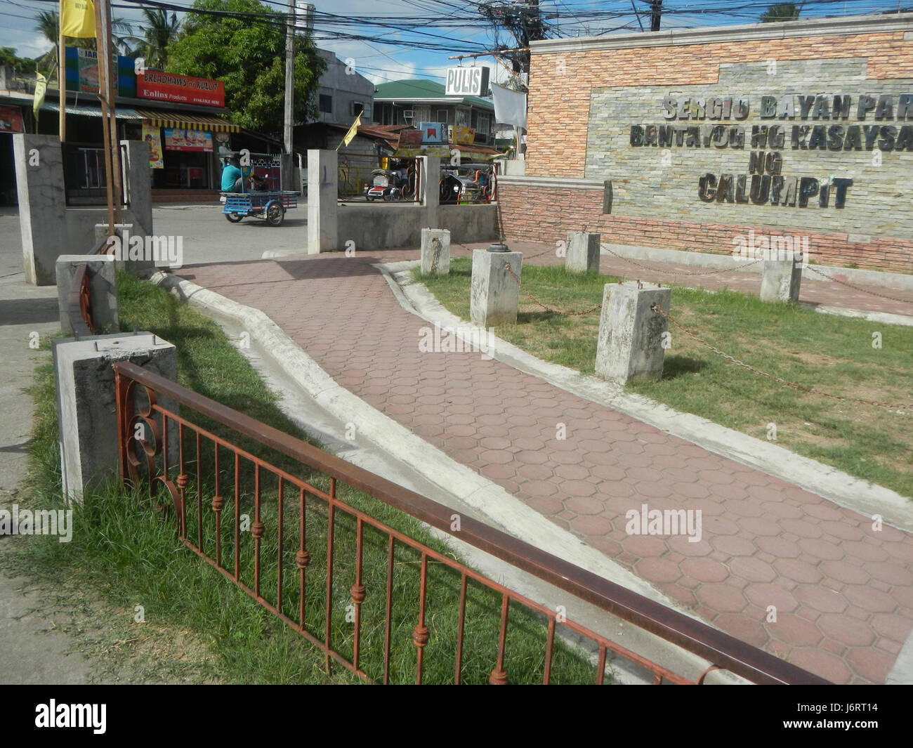 A photograph of Barangay Balungao, Calumpit, Bulacan, showing the ...
