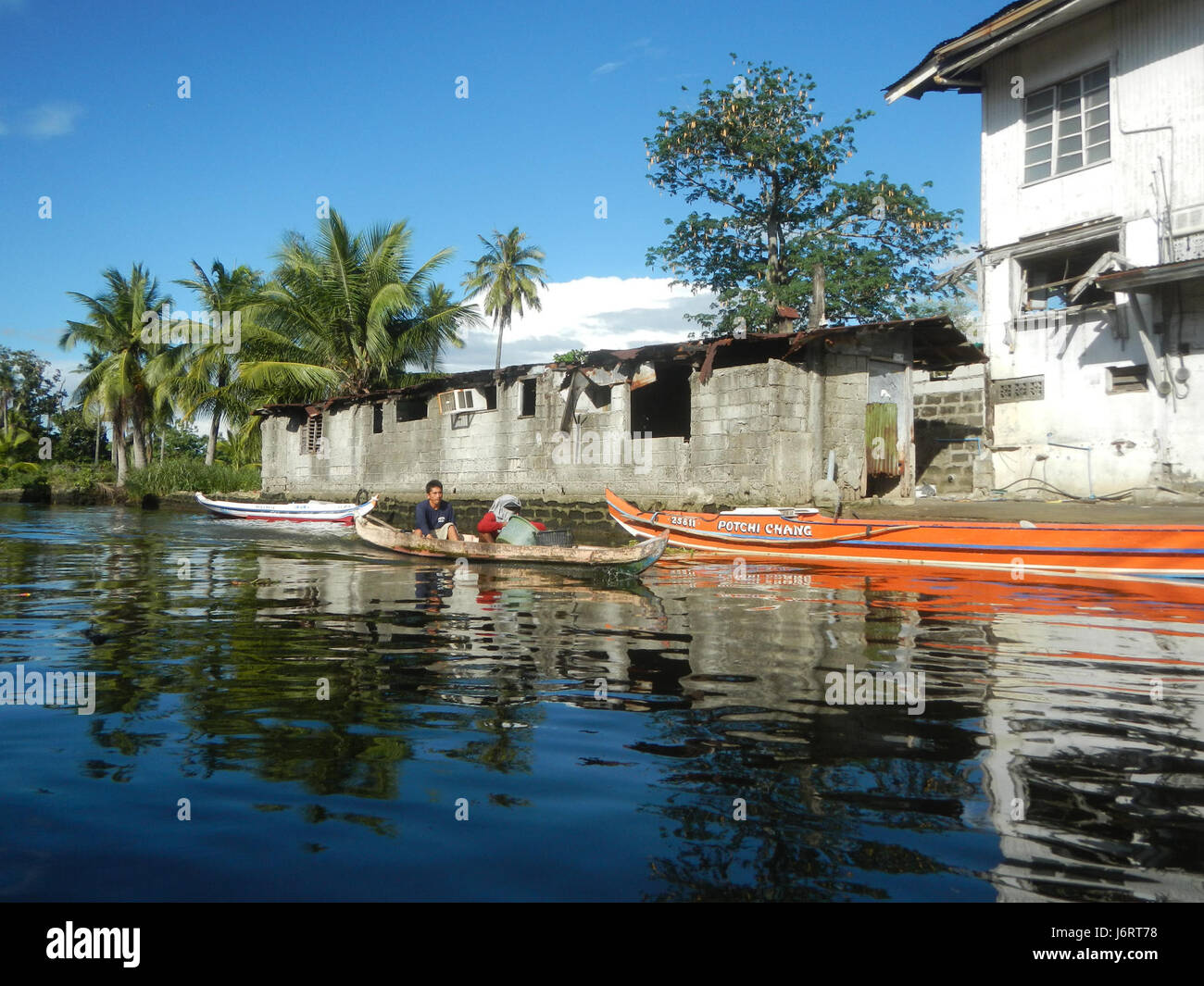 This image captures birds along the riverbanks of Panasahan, located in ...