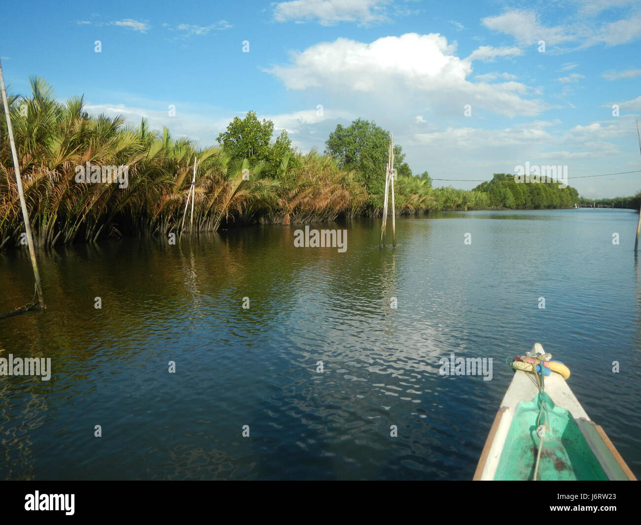 This image depicts the riverbanks along the Panasahan and San Nicolas ...