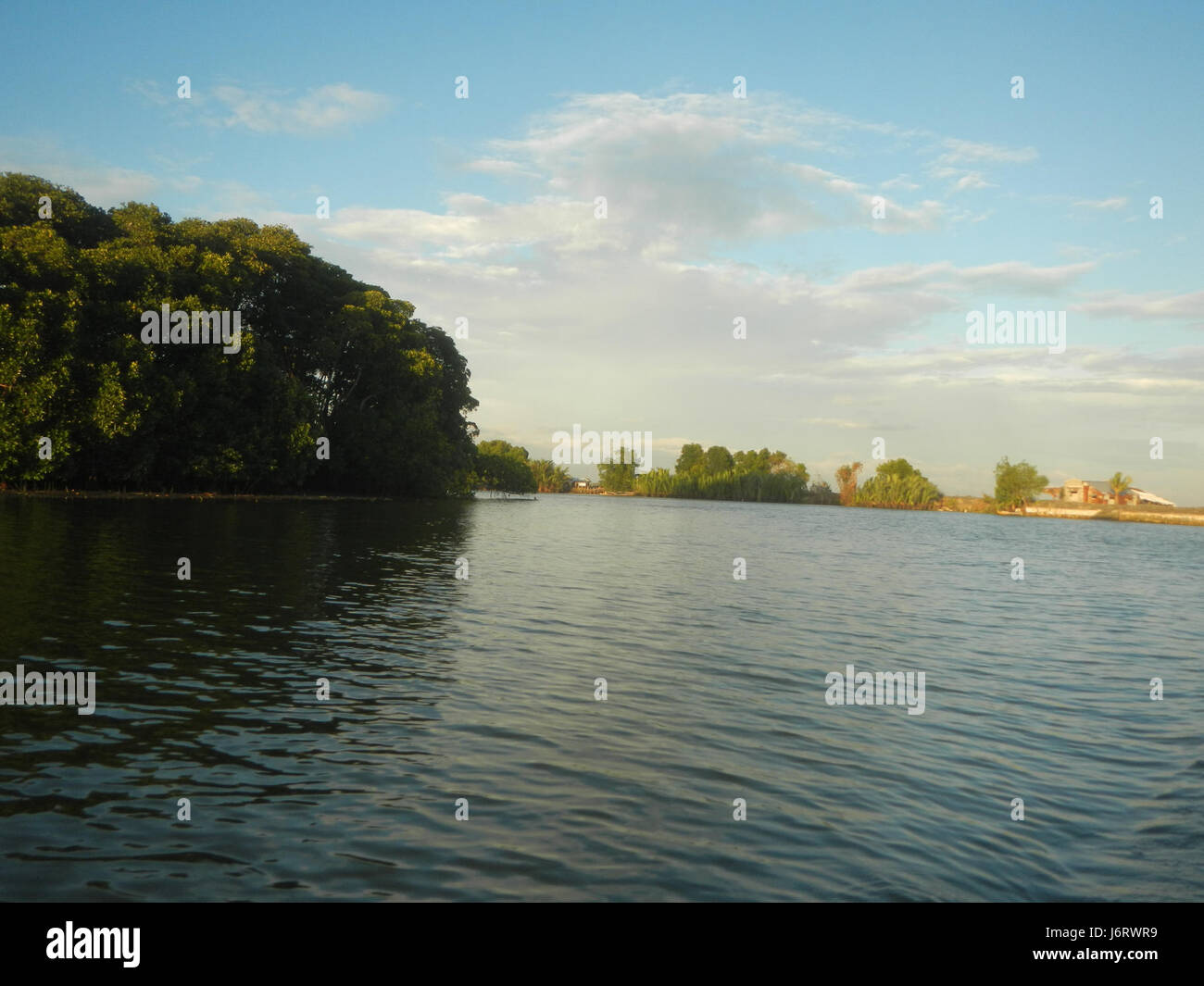 This image shows the riverbanks along the Malolos Bulacan River ...