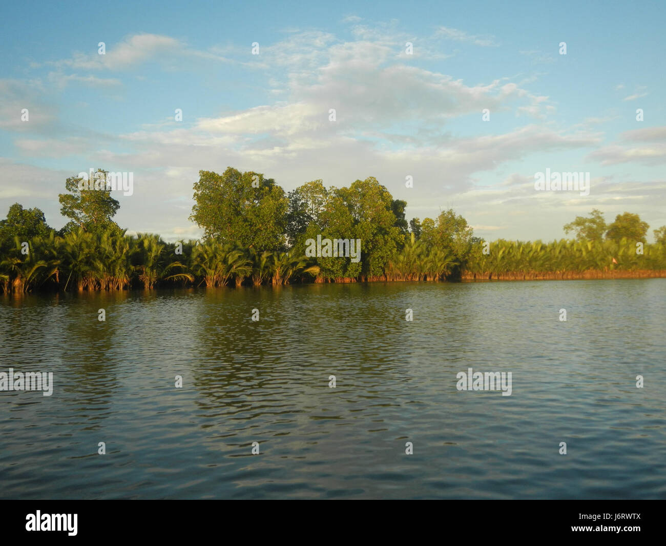 A photograph depicting the Malolos River districts in Bulacan ...