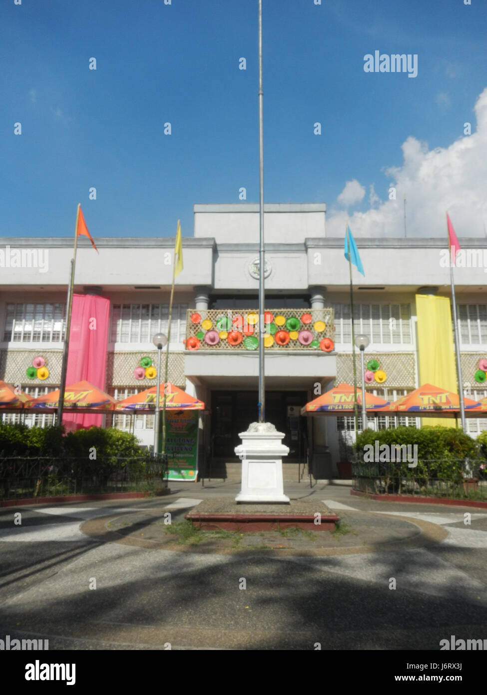 This photograph captures a well-known landmark in the Poblacion Lumbac ...