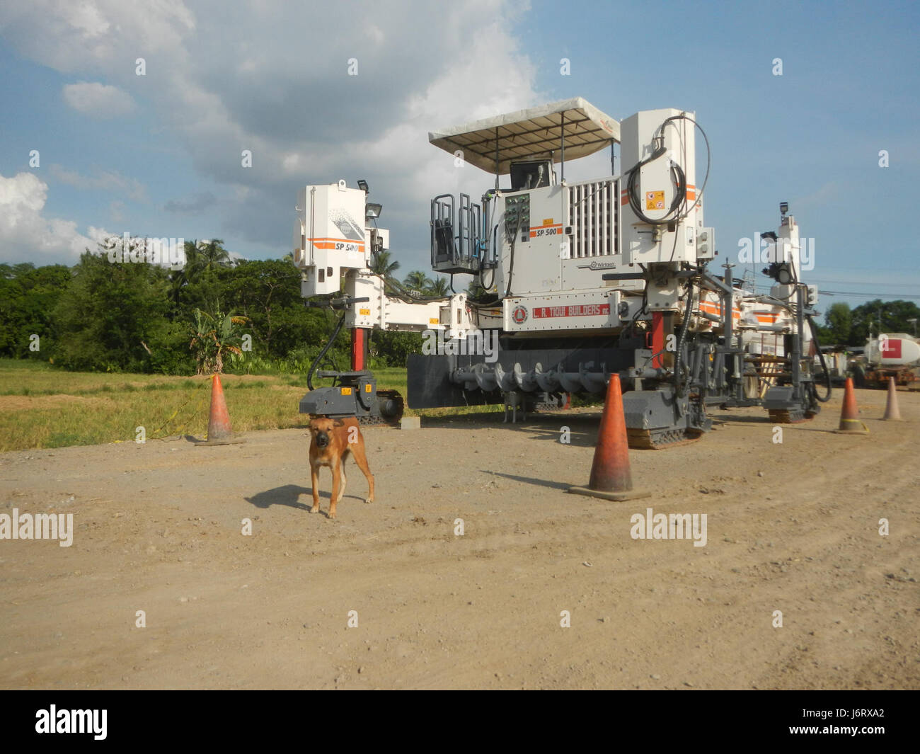This image refers to the construction project in Tibag Dulong, Malabon ...