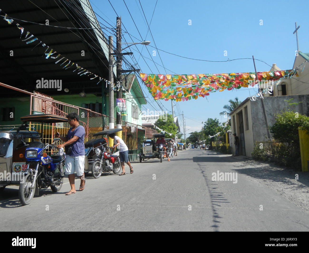 This image features roads and landmarks in the towns of Balagtas and ...