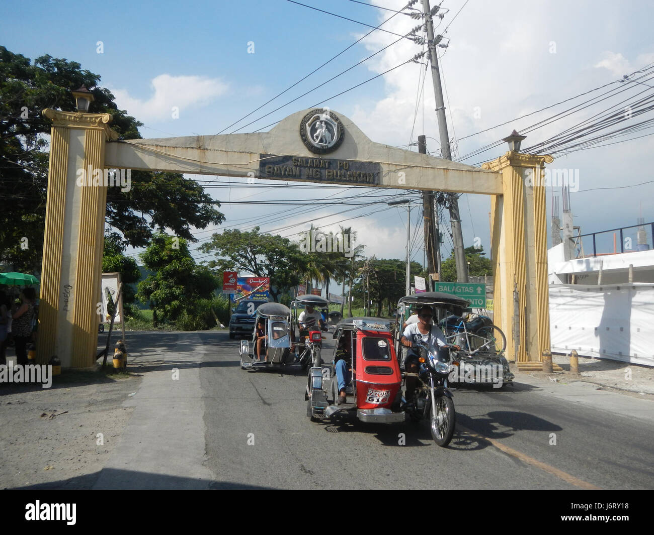 08350 Balagtas Guiguinto Bulakan Bulacan Roads Landmarks 01 Stock Photo ...