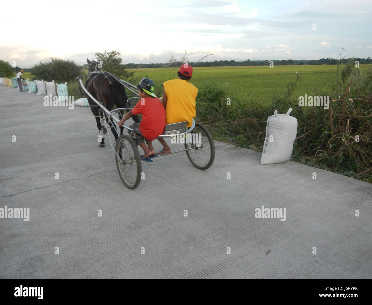 This image captures the rural landscape of Talampas, Bustos, Bulacan ...