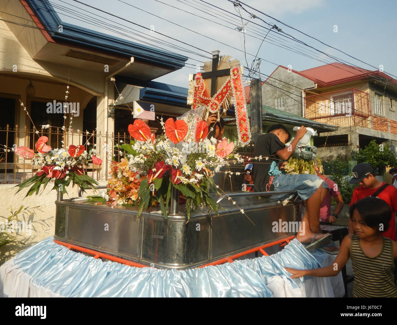 The Holy Cross Fiesta in Narra, Philippines, celebrates local Filipino ...