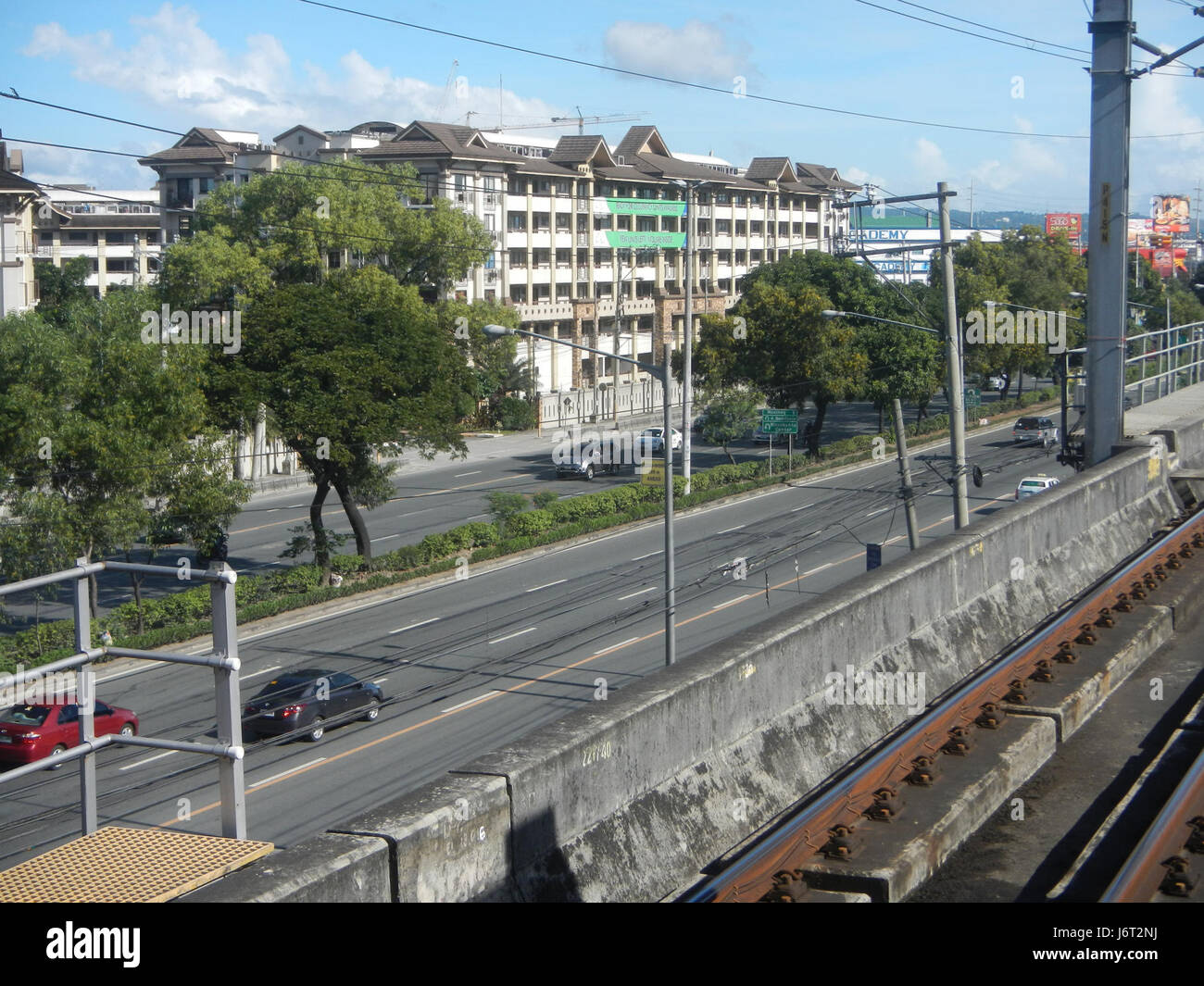 The location at SM City Marikina features the Marikina Flyover and ...