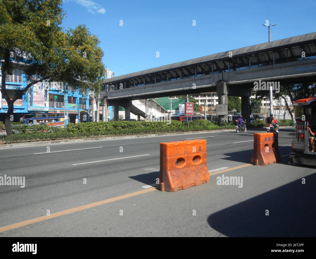 This image shows a view of key infrastructure in Marikina, including ...