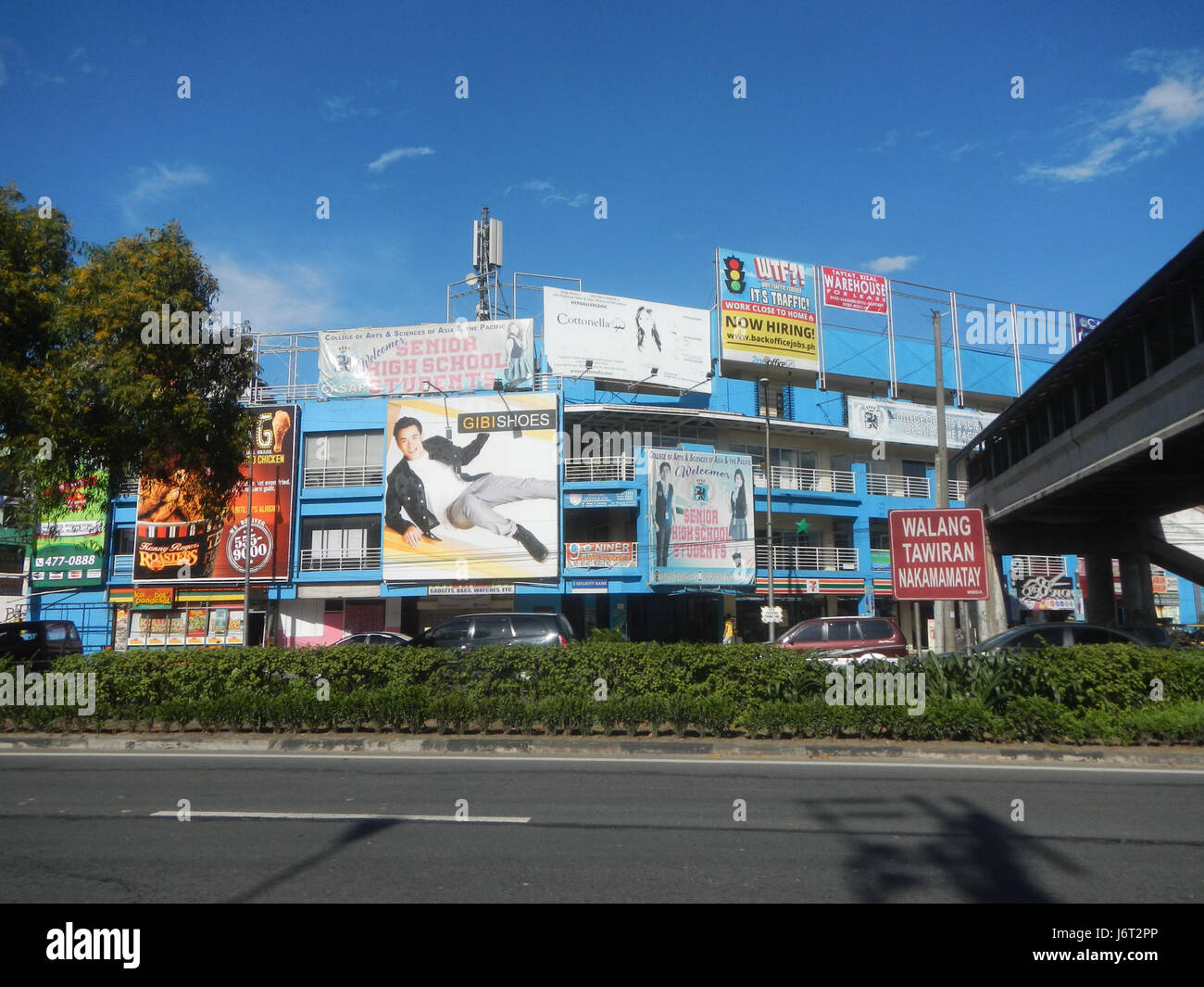 This image depicts the SM City Marikina Flyover, located near the ...