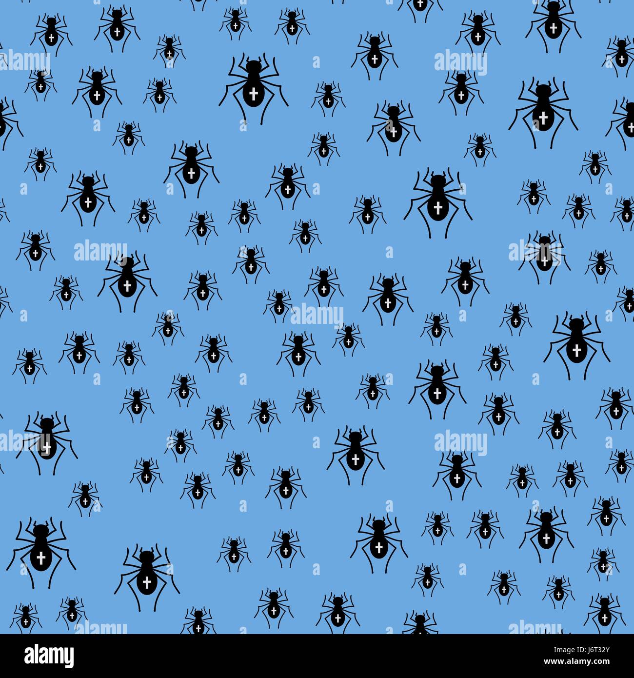 Poisonous Spider Seamless Pattern Stock Vector Image & Art - Alamy