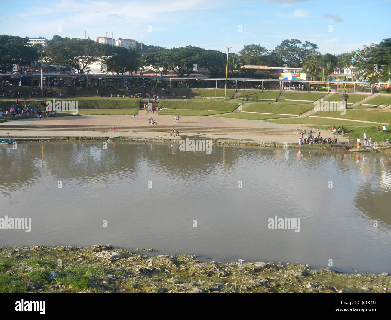 A view of the Marikina River Park in the Philippines, highlighting its ...