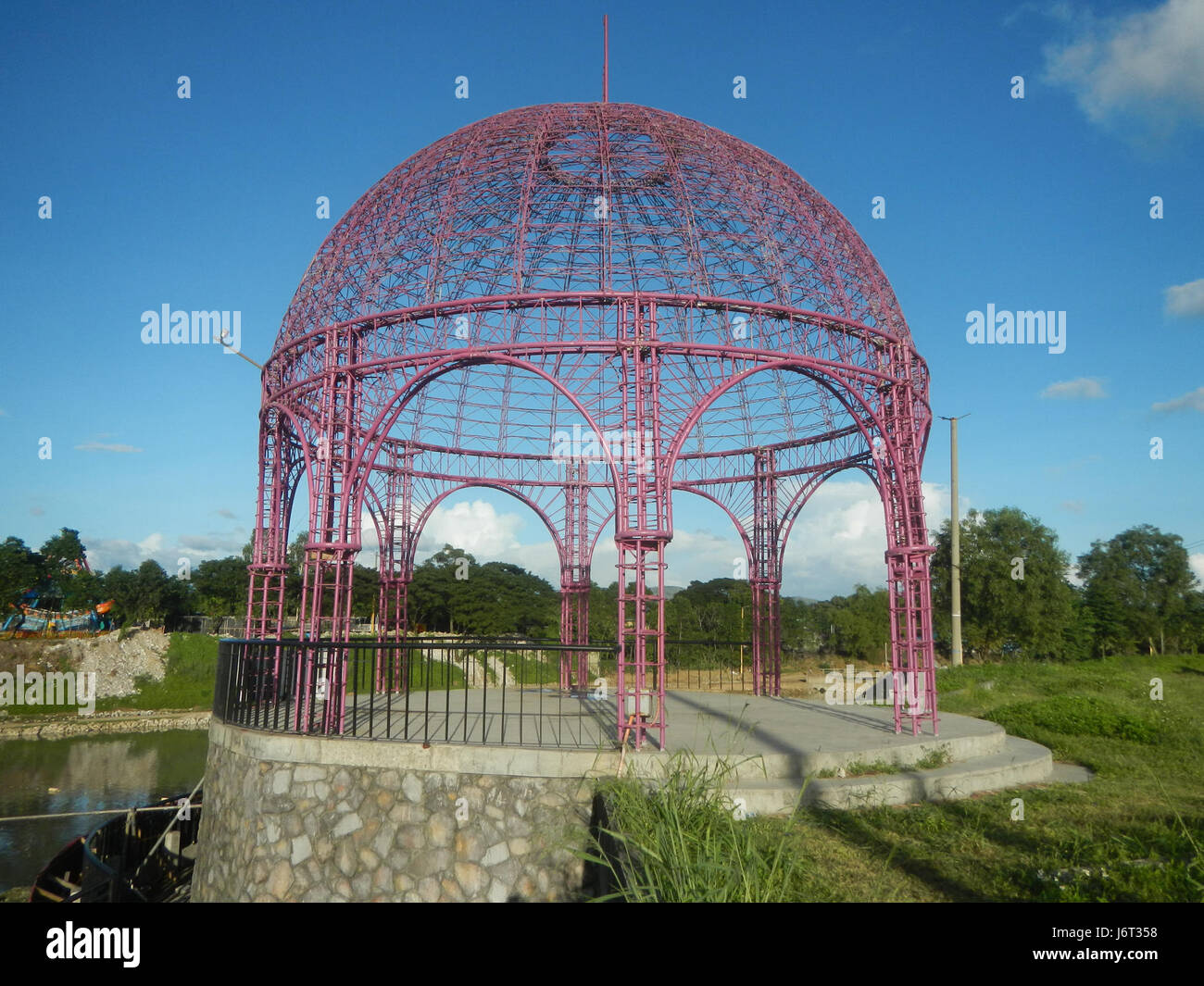 This photo shows the Marikina River Park in the Barangka area, with ...
