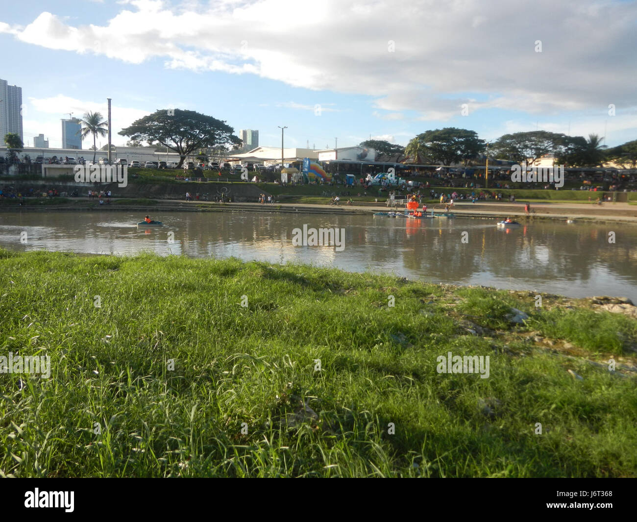 This image features the Marikina River Park, highlighting the banks of ...