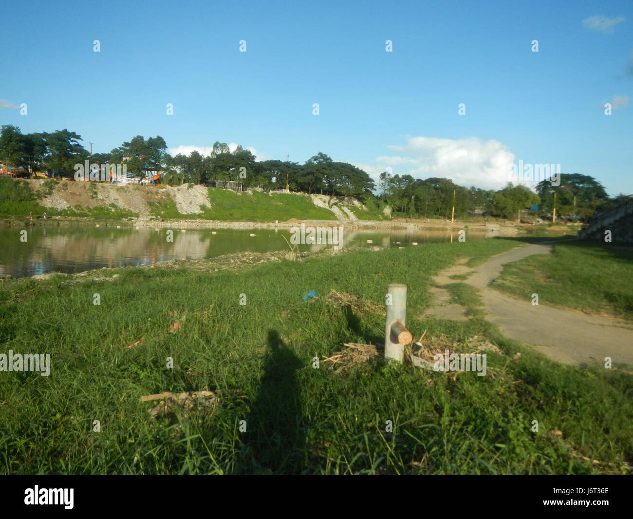 The Marikina River Park along the banks of the Marikina River is a ...