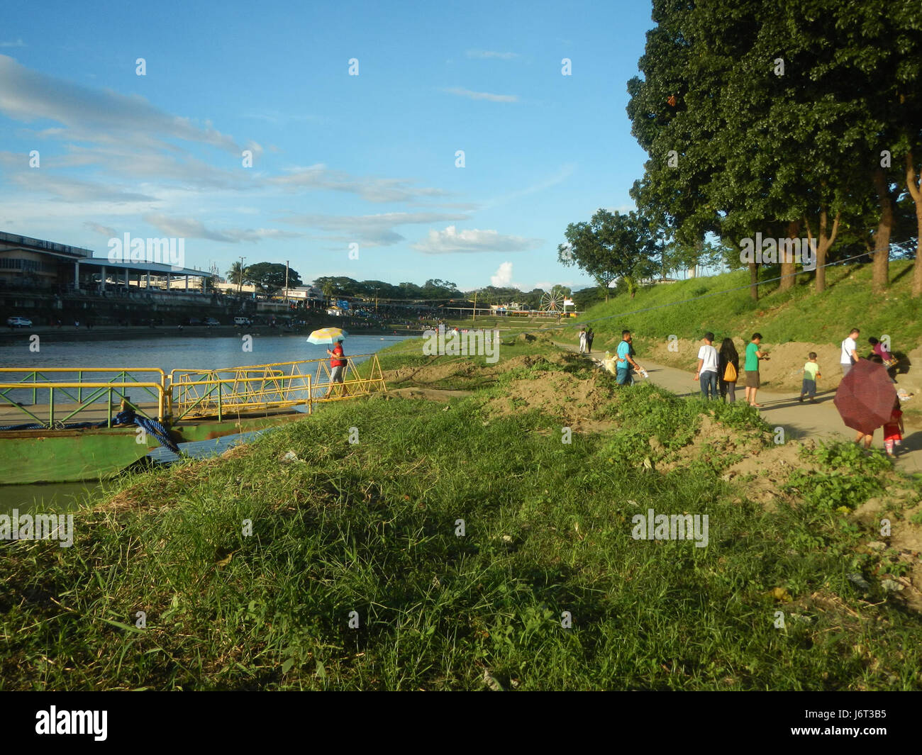This image shows the Marikina River Park, located near the Barangka ...