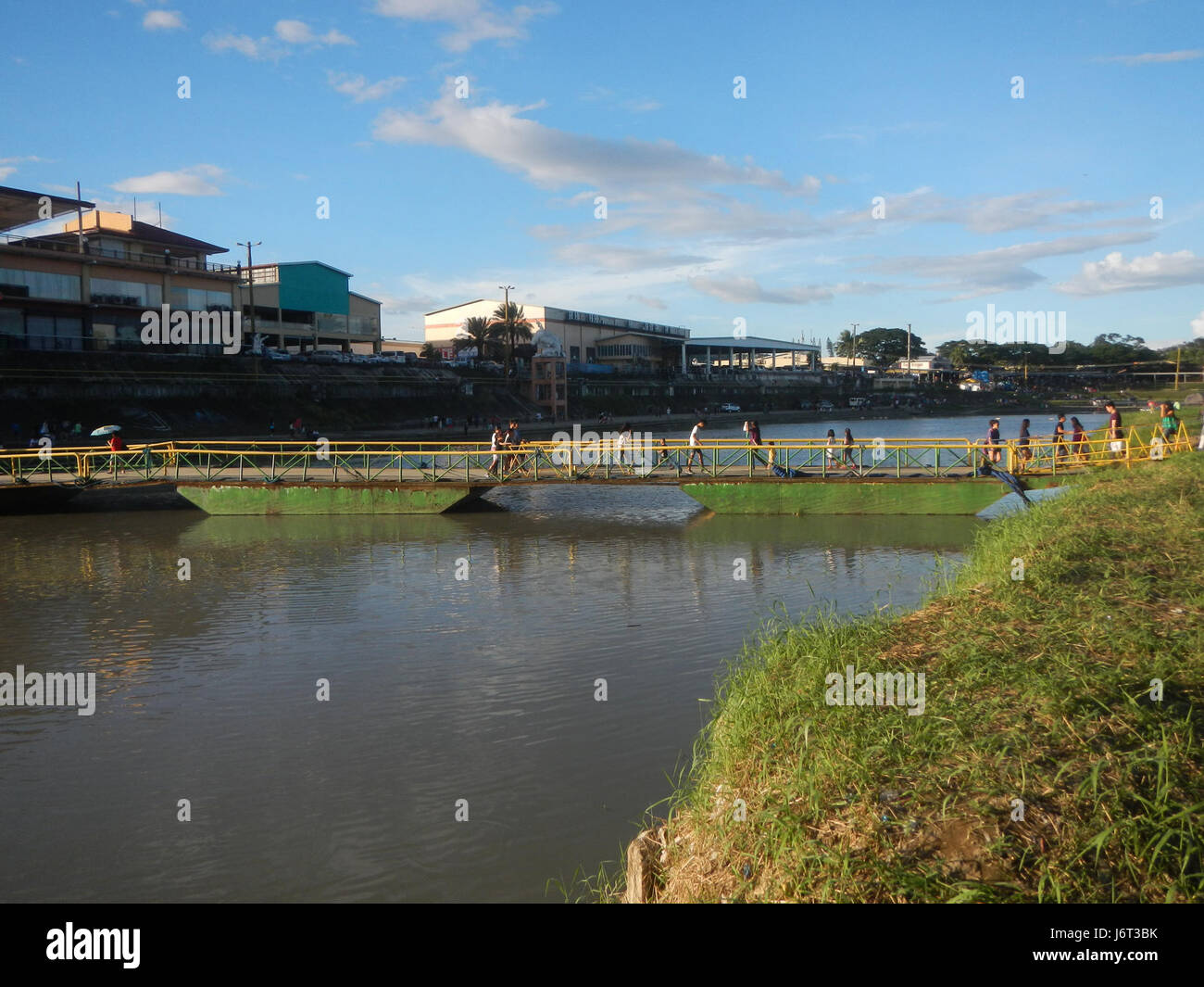 This image shows the Marikina River Park in the Philippines ...
