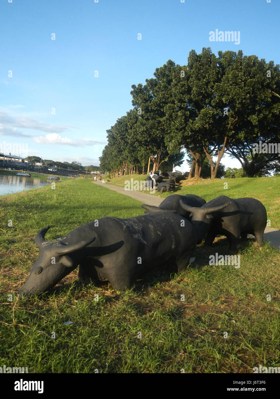 This title refers to a site at Marikina River Park featuring statues of ...