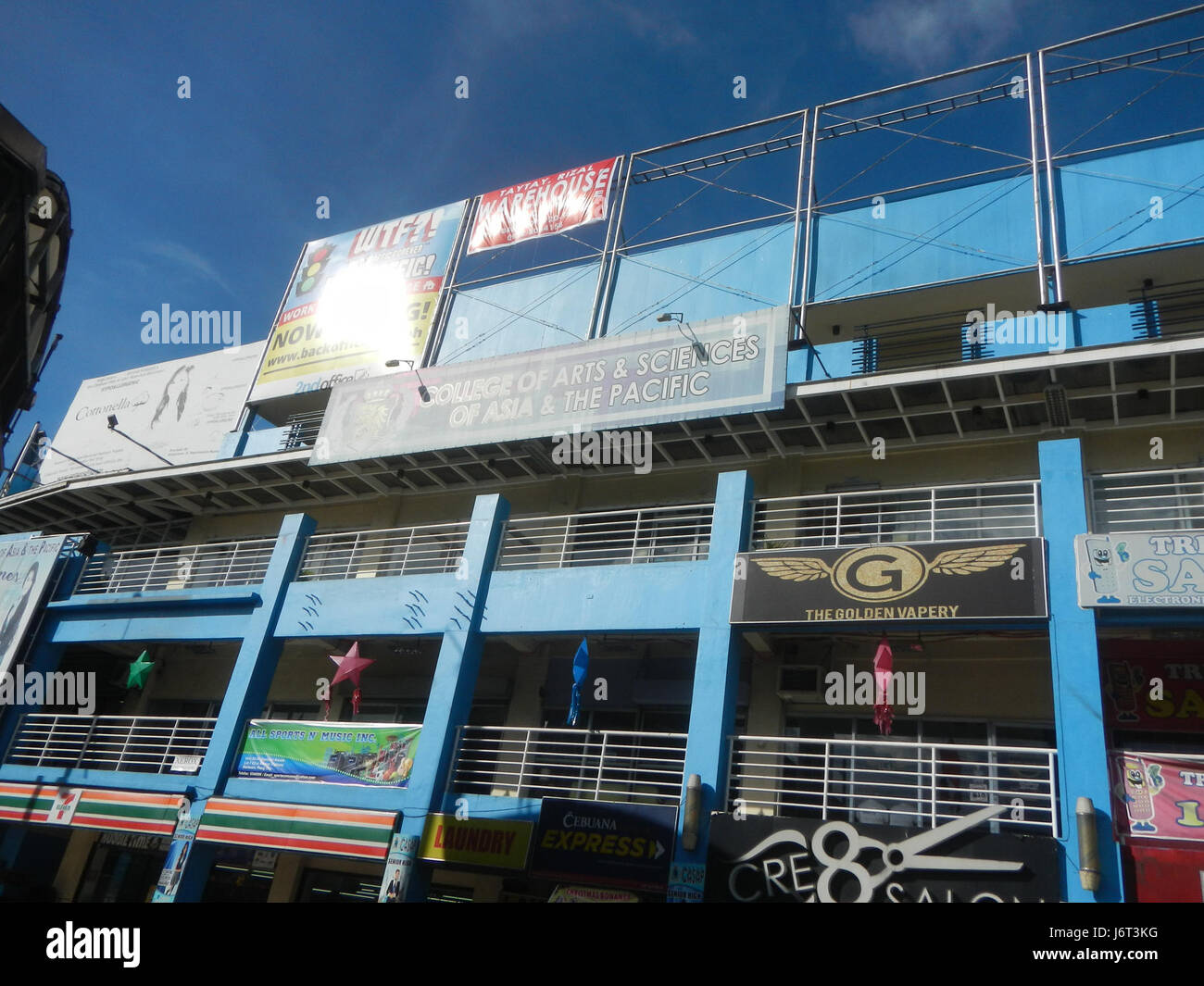 The map shows the location of the College of Arts Santolan LRT Station ...