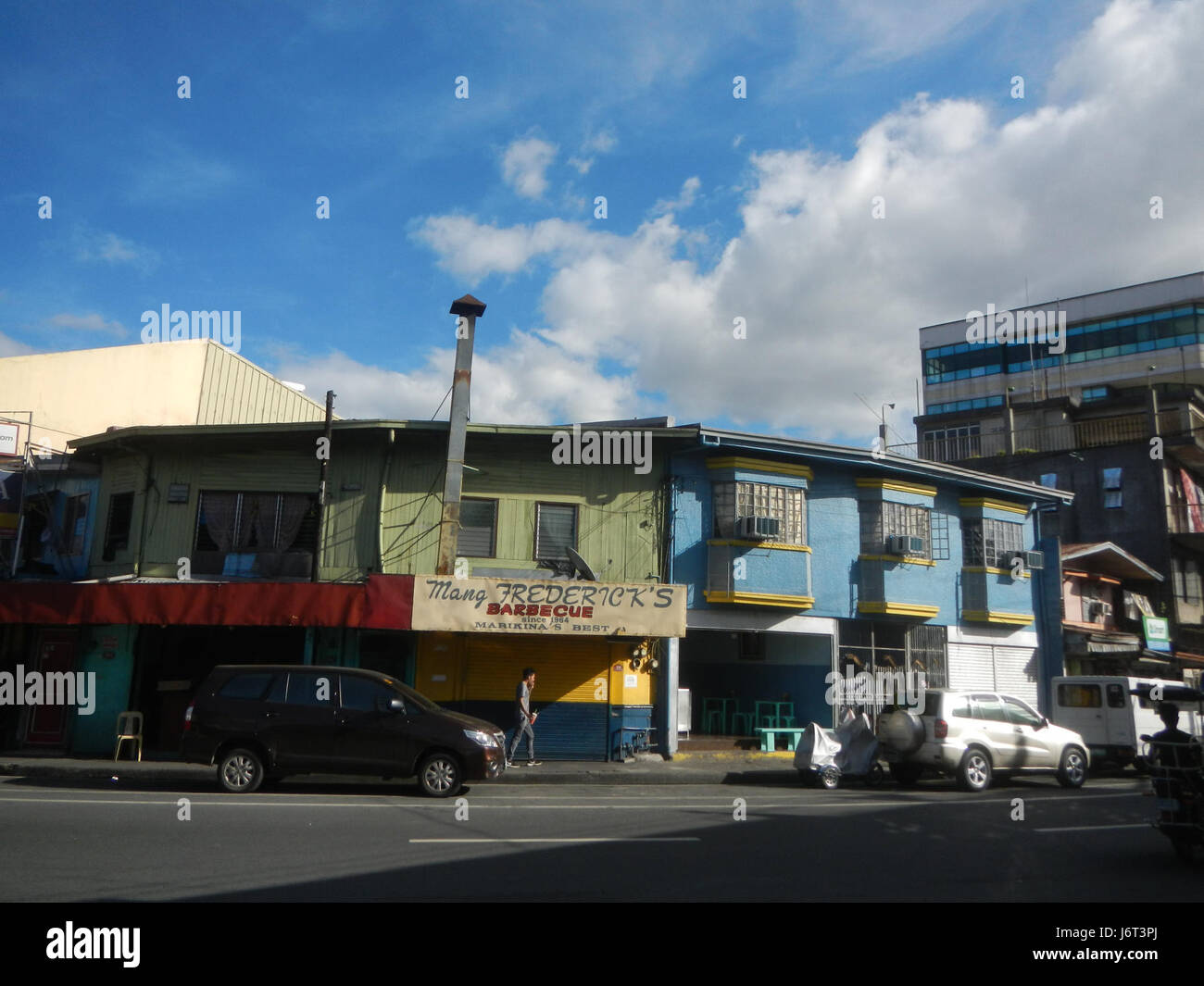 A photograph or illustration depicting streets and buildings in the ...