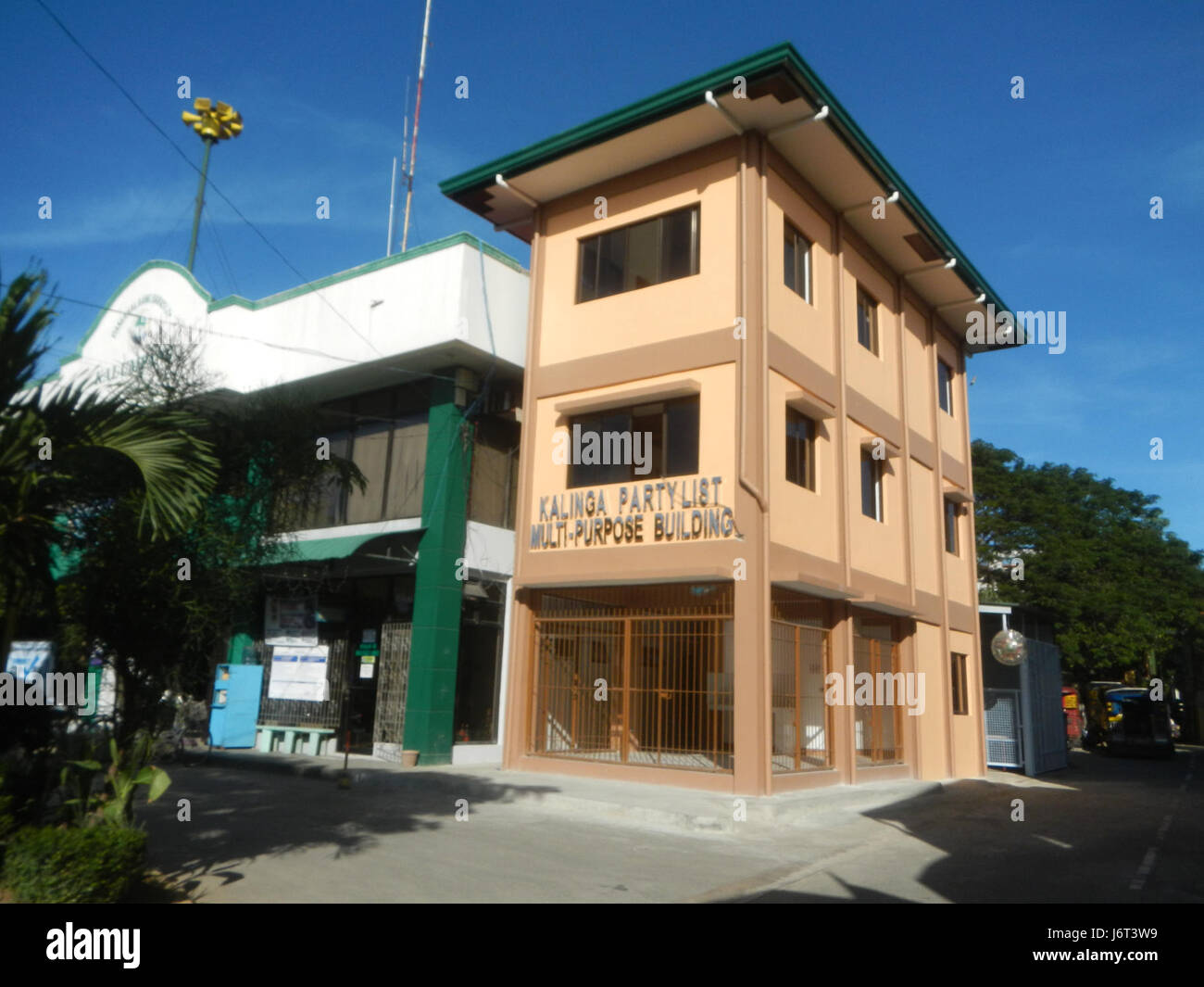 This image likely depicts the streets and buildings in the Calumpang ...