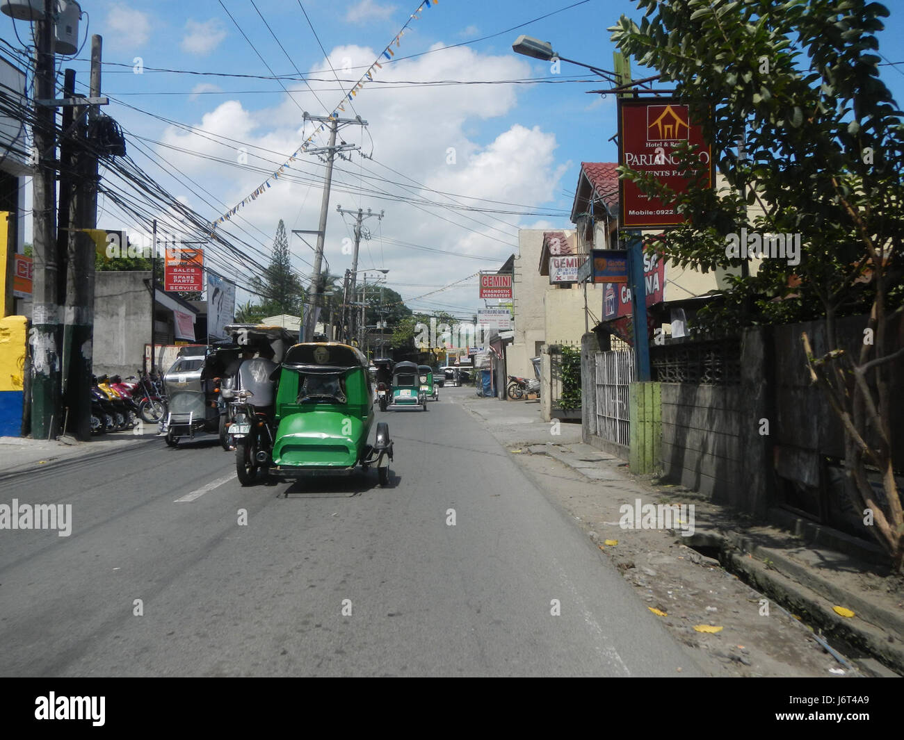 The location at Tibag, Baliuag, along Road 12 in Bulacan, Philippines ...