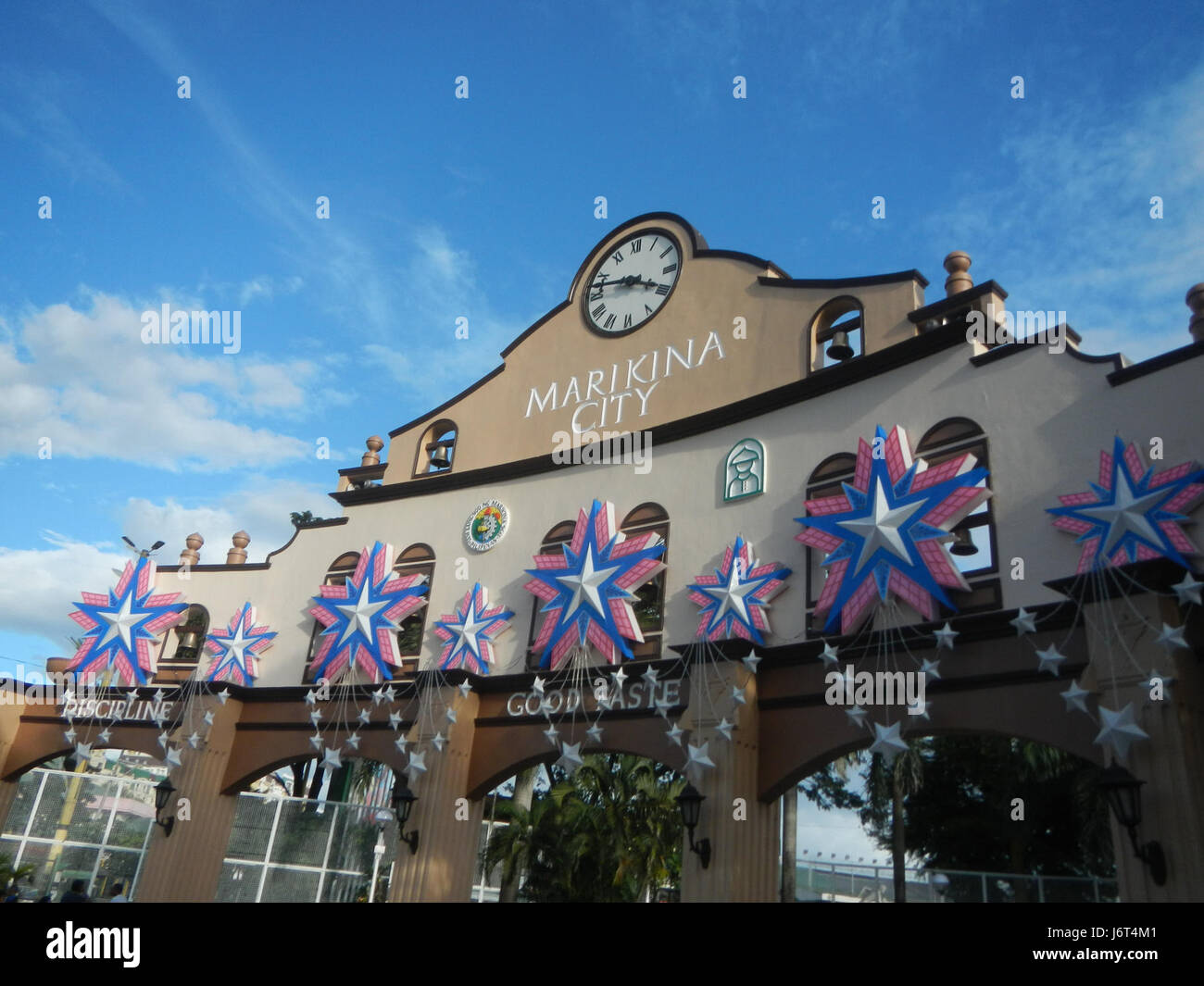 This image captures a fountain located at the Marikina Sports Complex ...