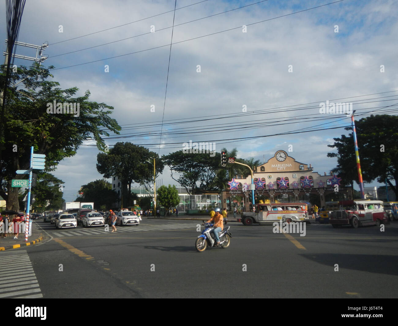 This image captures the urban landscape of Marikina City, focusing on ...