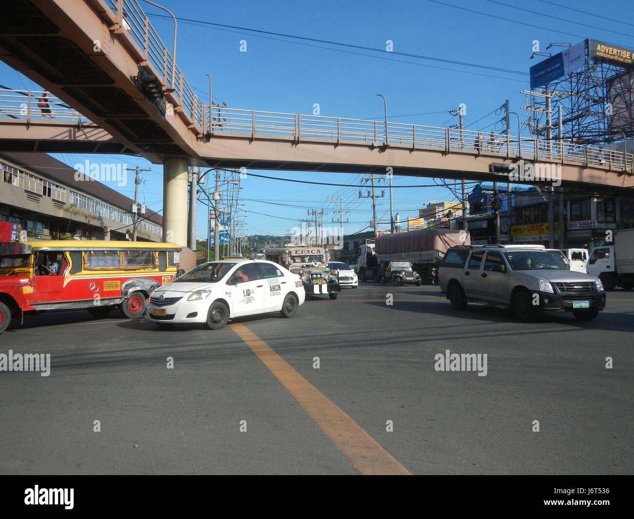 The pedestrian footbridge in Masinag, Mayamot, Antipolo City ...