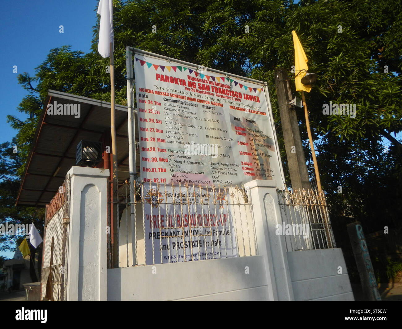 A record of the Saint Francis Xavier Parish Church in Barangays Cupang ...