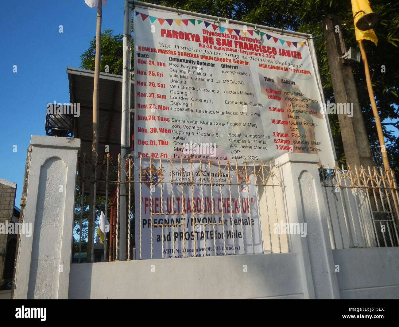Saint Francis Xavier Parish Church, located in Barangays Cupang and ...