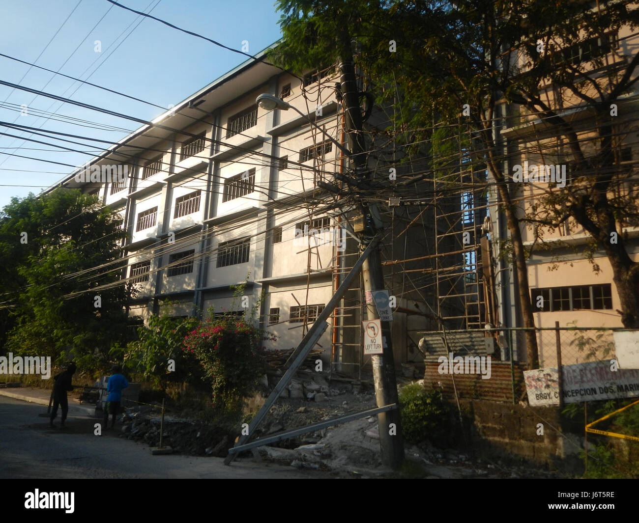 This photograph shows Marikina City's Welcome Church School, located in ...